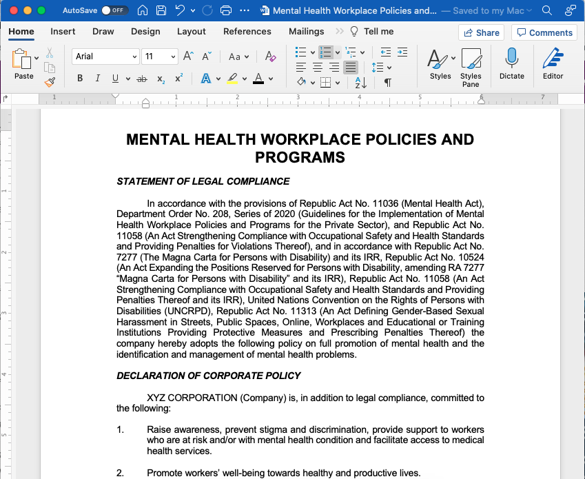 Mental Health Policy And Programs Template LVS Rich Publishing Mental Health Policy And Programs Template LVS Rich Publishing